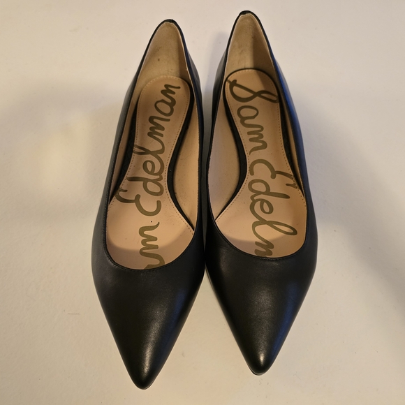 Sam Edelman | Shoes | Sam Edelman Black Womens Pointed Toe Flats Size ...